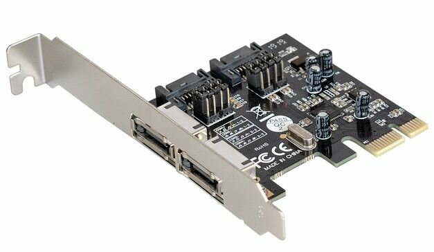 Exegate EX283707RUS Контроллер EXE-501 PCI-E 2.0, SATA3 6Gb/s, 2 int+2 ext (OEM)