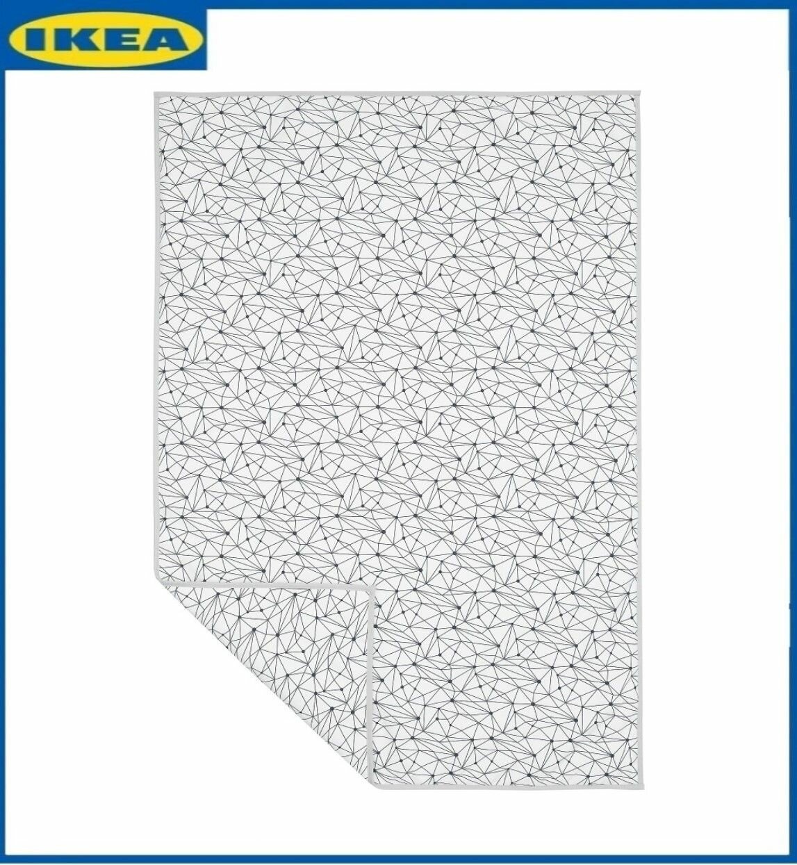 Подстилка-плед для собак и кошек икеа лурвиг 150х100 см. IKEA LURVIG