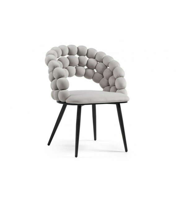 Стул на металлокаркасе Blow gray / black 915762