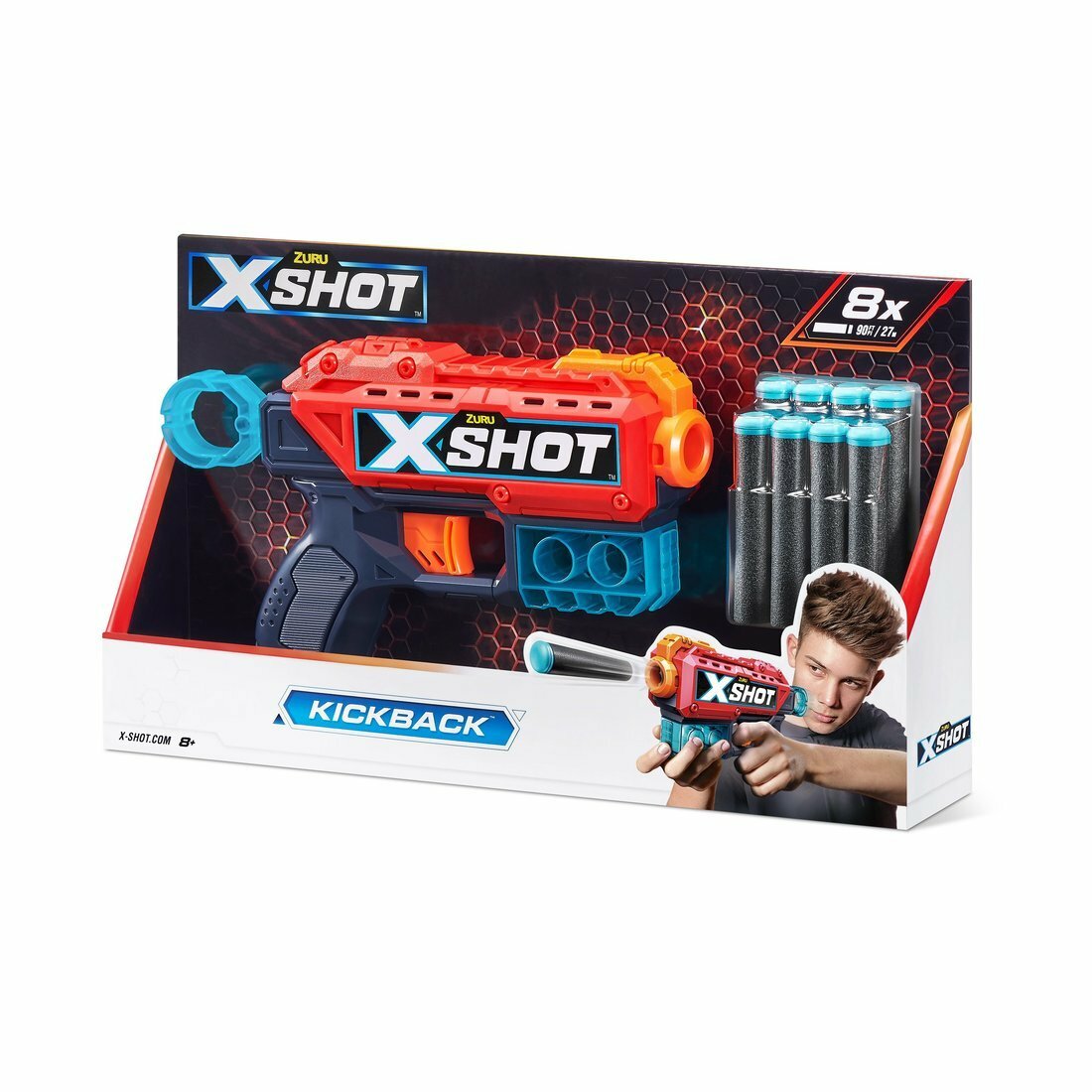 Игровой набор для стрельбы X-Shot «Ексель - Кикбек» ZURU 36184