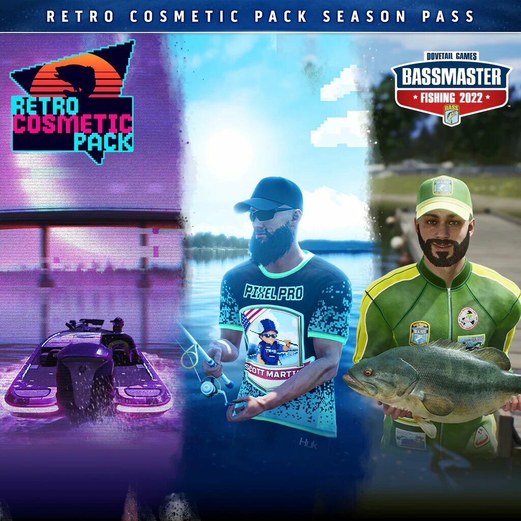 Дополнение Bassmaster Fishing 2022: Retro Cosmetic Pack Season Pass, цифровое издание PlayStation 4 и PlayStation 5, регион Турция / код пополнения баланса