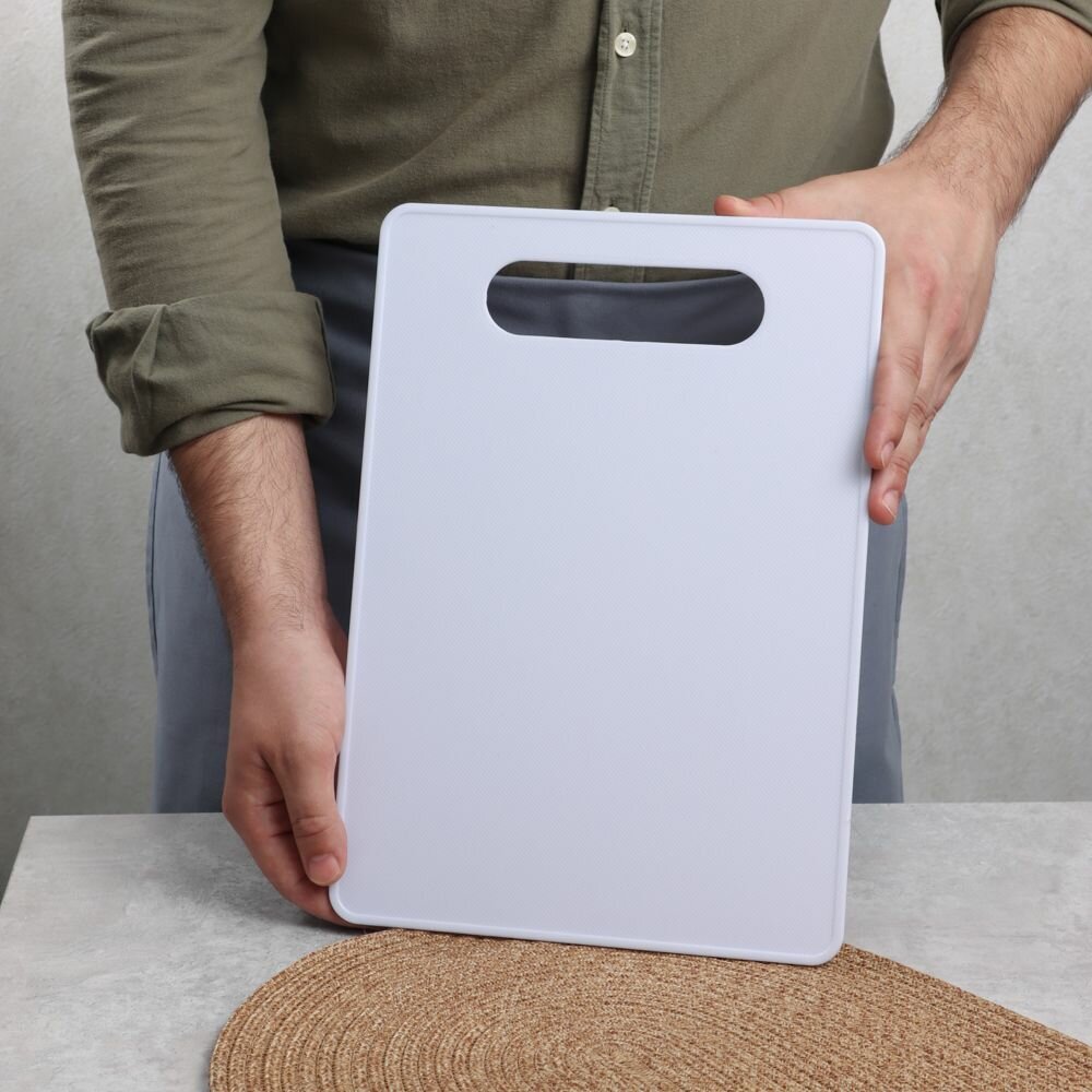 Доска разделочная 35,5x25 см, пластиковая