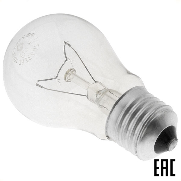 Лампа накаливания прозрачная 95Вт ЛОН А50 230-95 Е27 кэлз (19 шт. в комплекте)