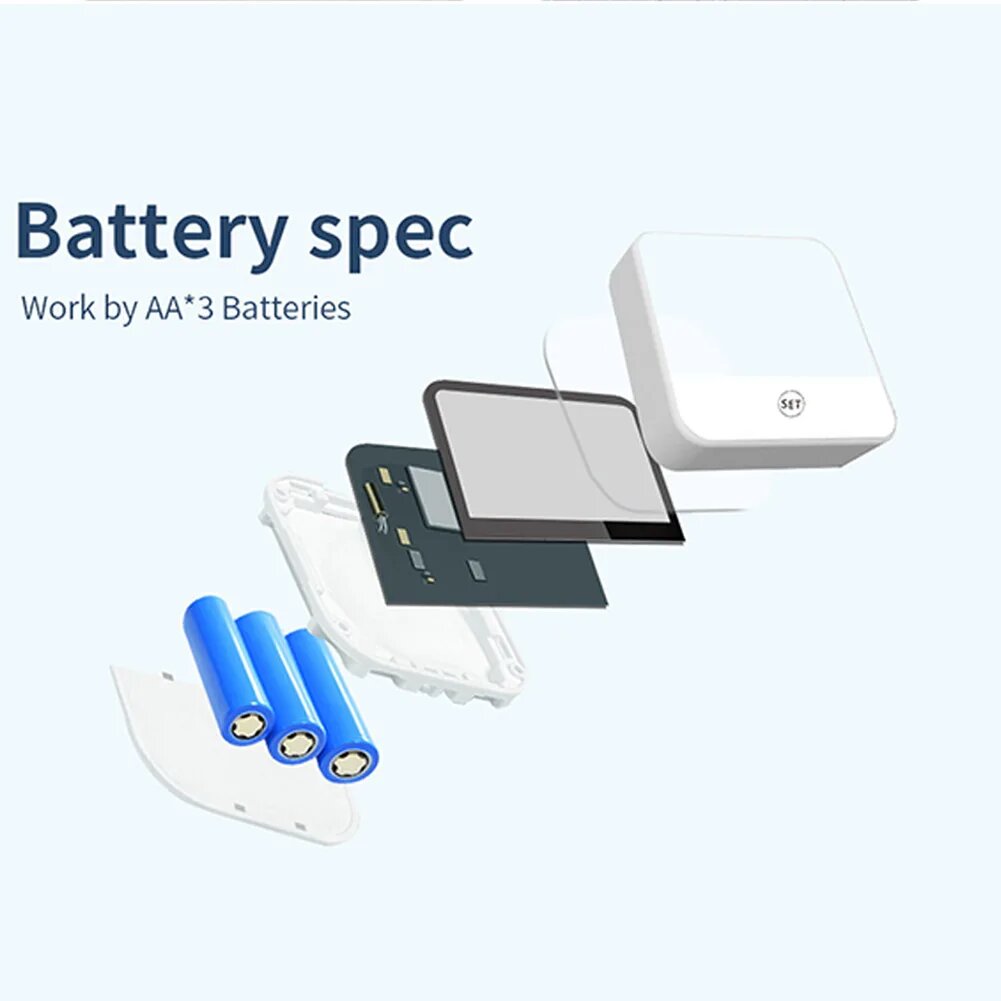 Умный Wi-Fi гигрометр-термометр с оповещением о приложении, цифровой комнатный термометр, гигрометр, датчик температуры и влажности