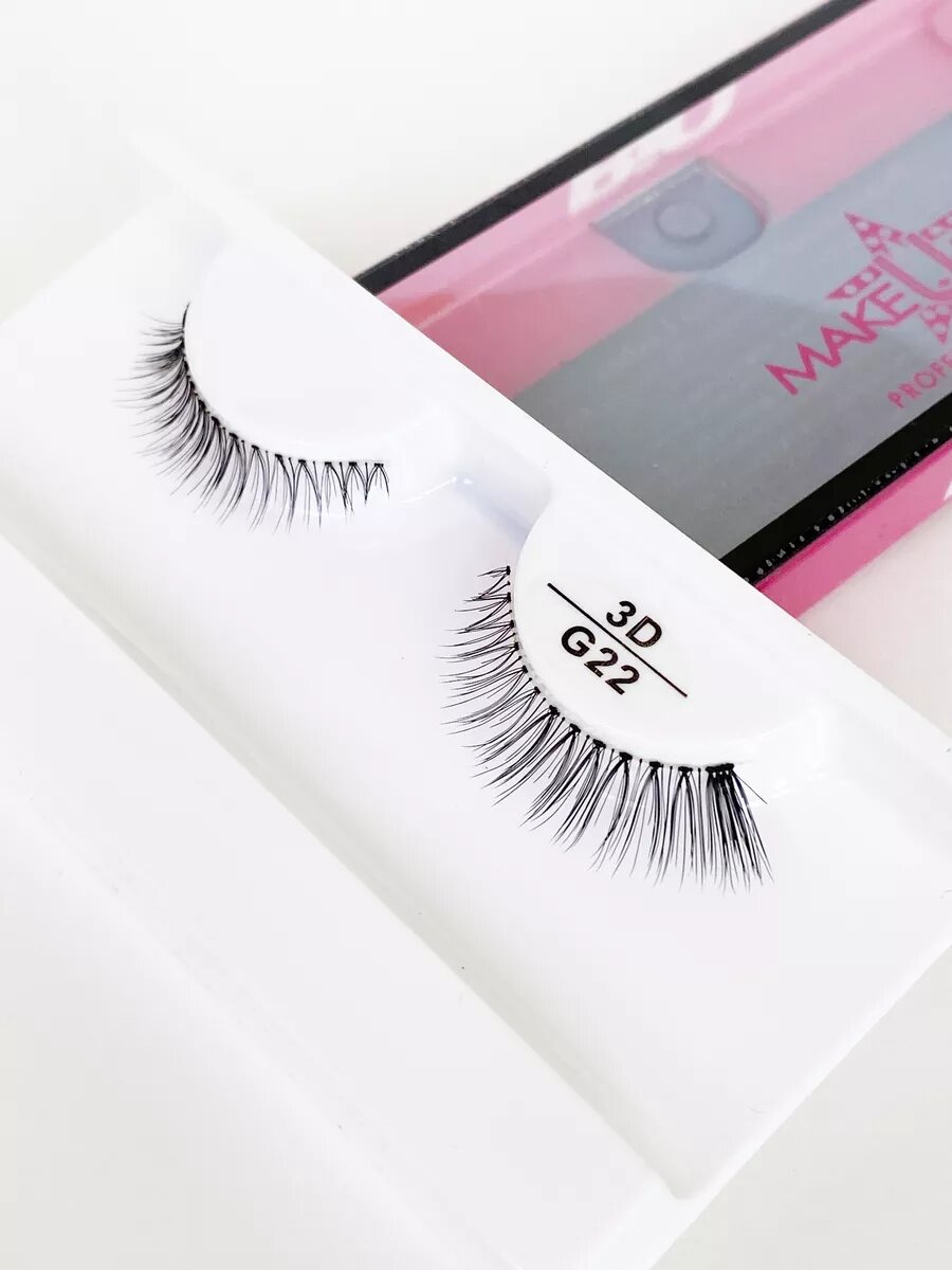 Профессиональные накладные шелковые ресницы BIO, форма G22