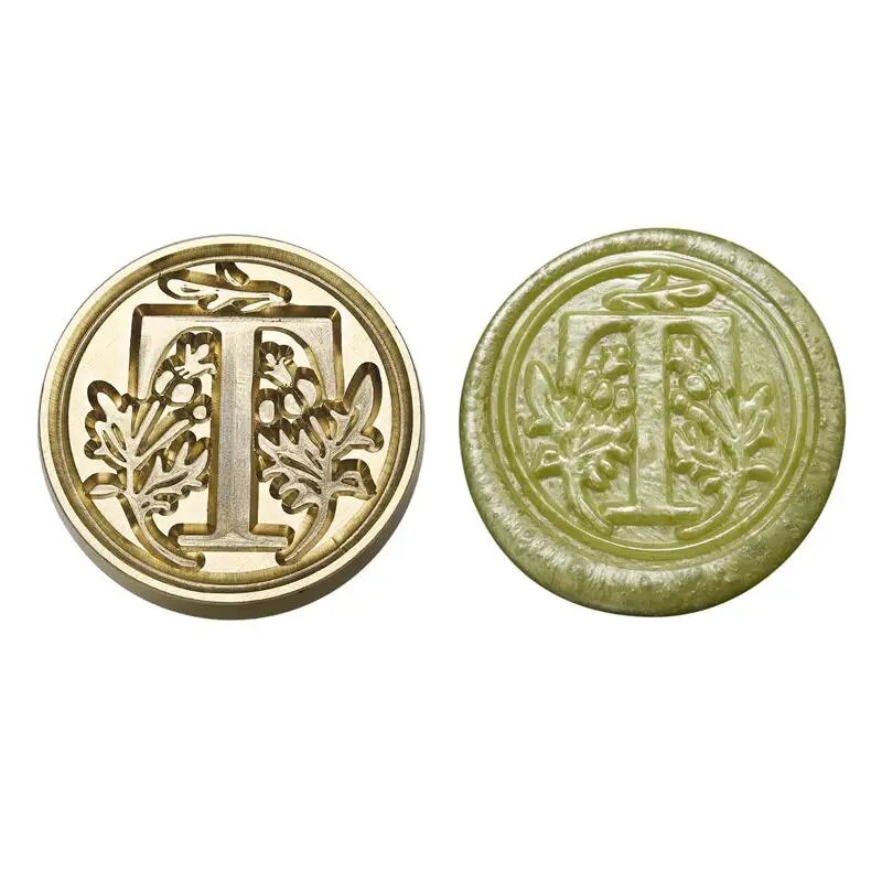 Медный набор штампов для сургуча A-Z 26 букв T