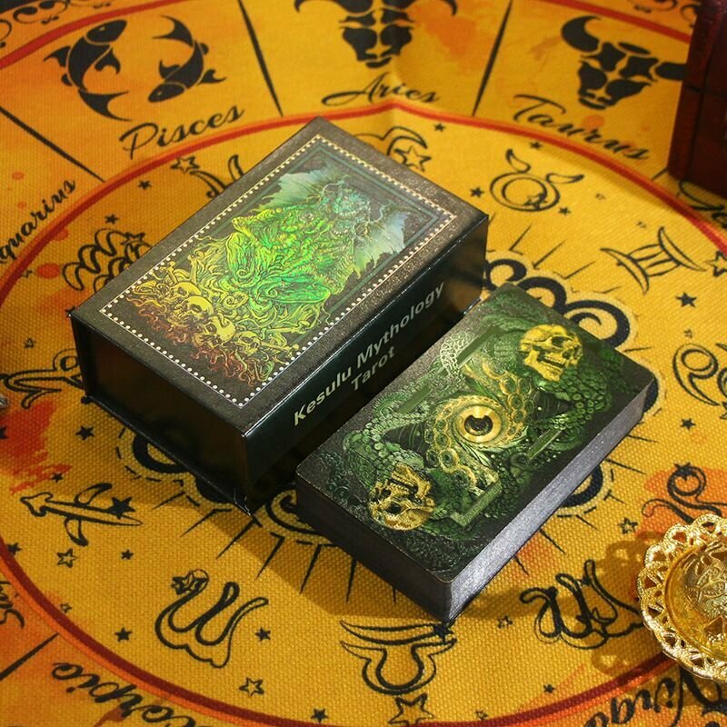 Карты Таро Ктулху Золото Kesulu Mythology Tarot