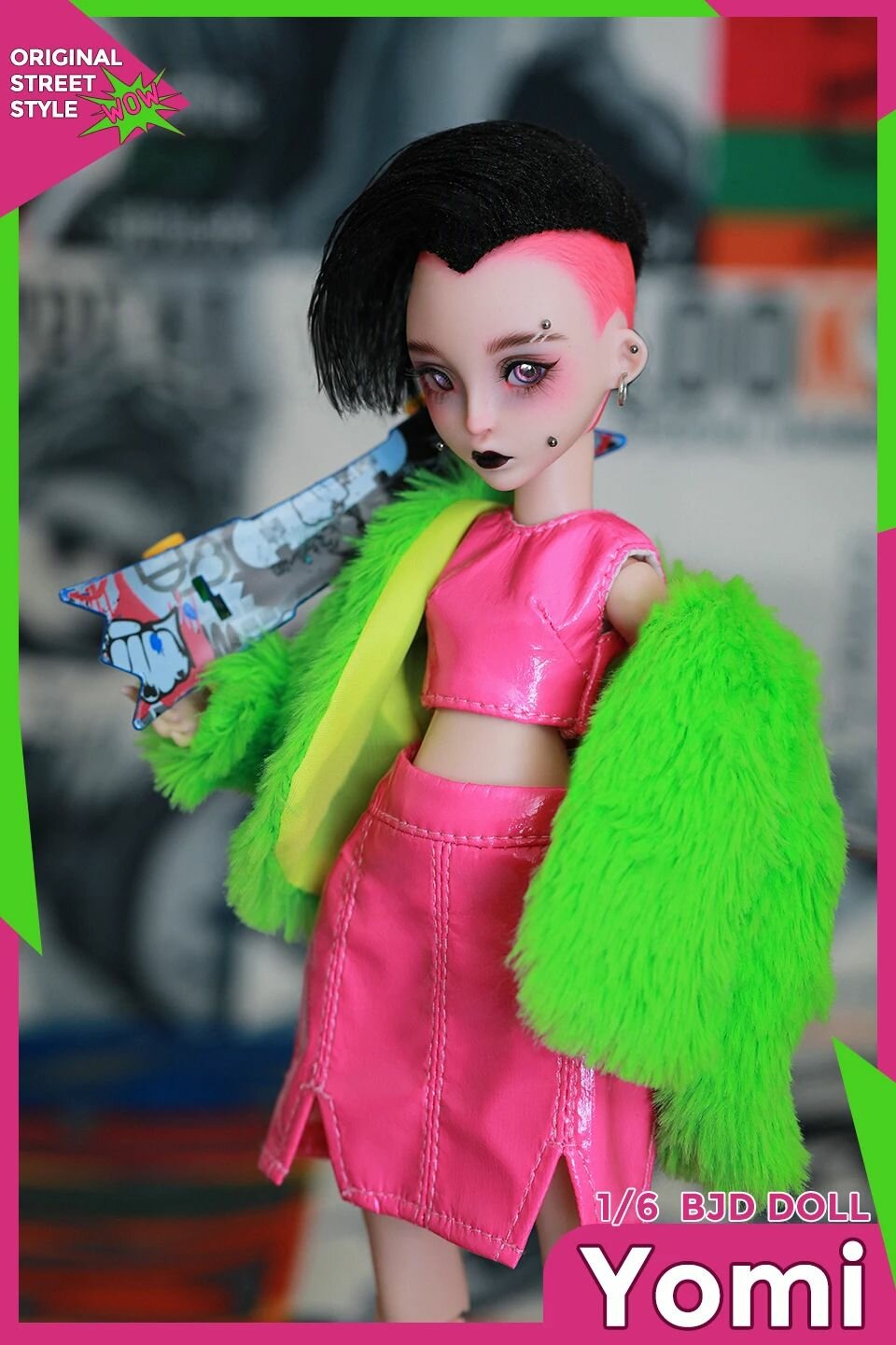 BwithU Yomi BJD 1/6 Стройная Супер Модель Cool Girls Куклы с шариковыми шарнирами