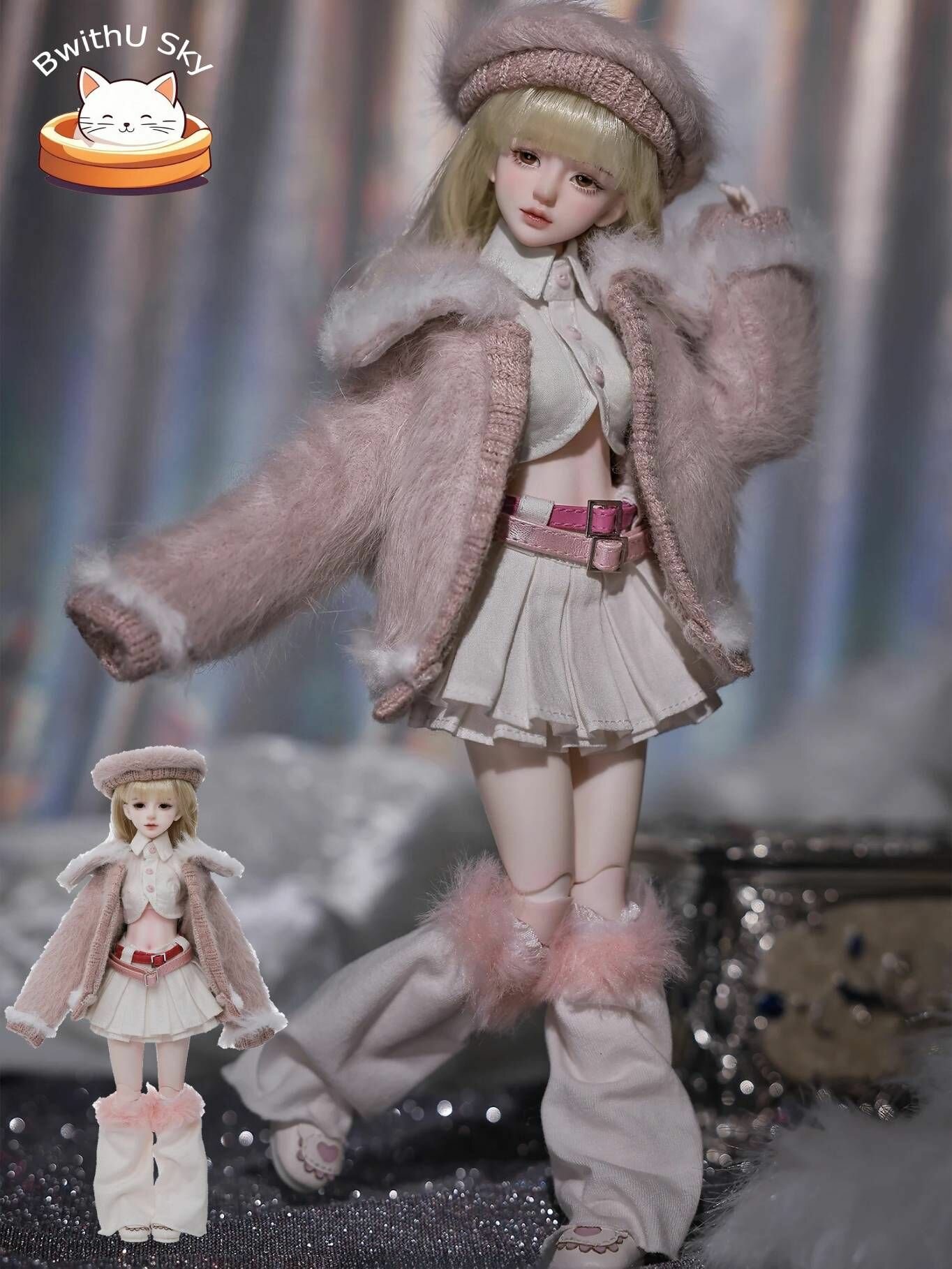 BwithU Bjd Aurola 1/6 Стройная супермодель из школы моды Cool Girl, Шарнирная кукла с мячом