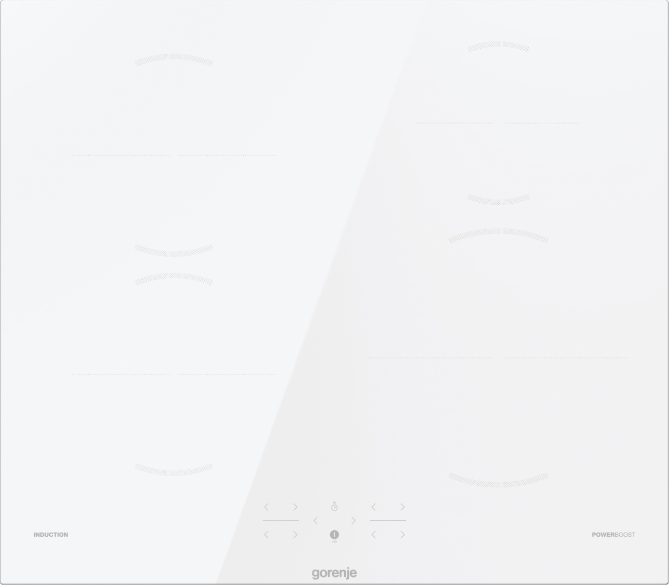 Поверхность индукционная Gorenje GI6401WSC (G400 / Белый / стеклокерамика / SmartControl / PowerBoost / 7.2 кВ)