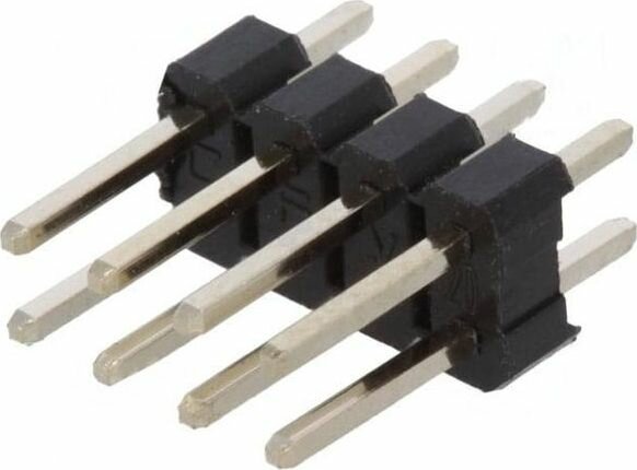 Вилка CONNFLY DS1021-2*40SF11-B Вилка штыревая шаг 2.54мм 2x40 прямая 1шт