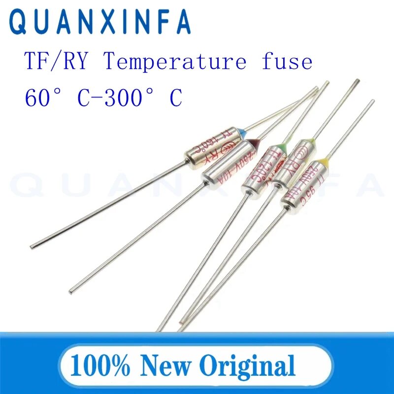 QUANXINFA RY Термопредохранители 100 шт 240C 10A250V