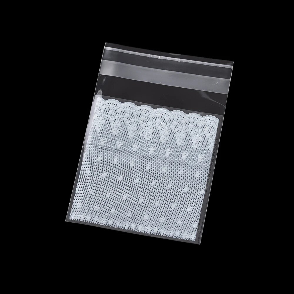 Пакеты-саше 10x10см, прозрачные, цвет 8, 100шт