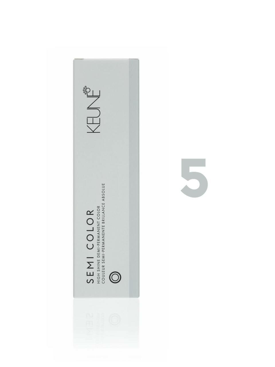 Keune Semi Color 5 - Полуперманентная краска для волос светлый шатен 60 мл