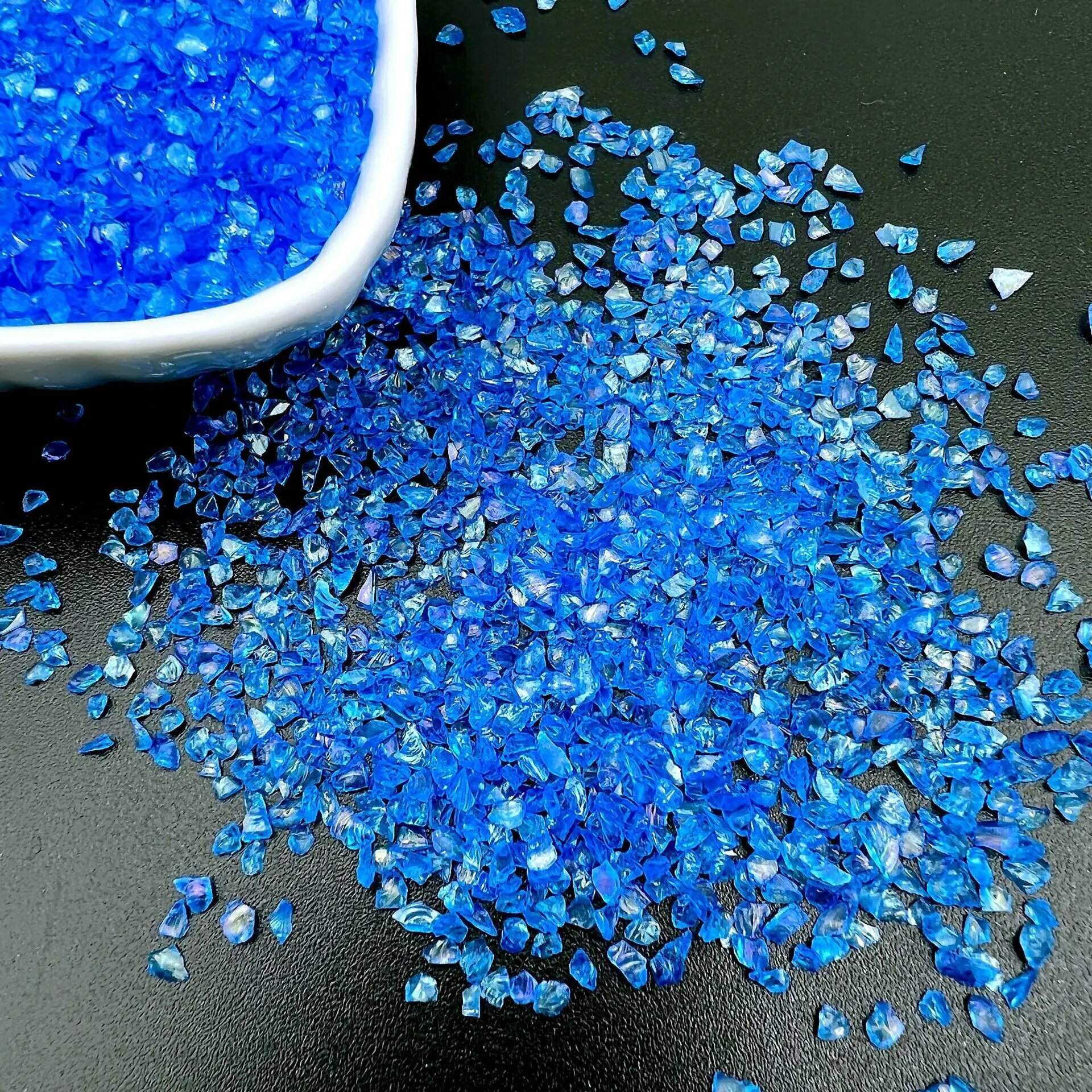 ACTBOBO Разбитое стекло для эпоксидной смолы 2-3 мм 20г Синий, Royal Blue