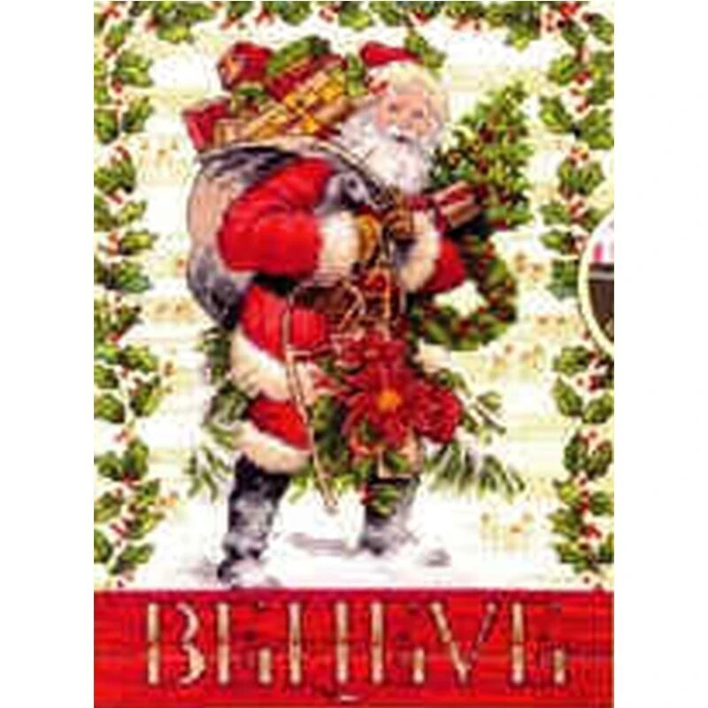 Вышивка крестом Санта Клаус, 29 цветов, 18ct white