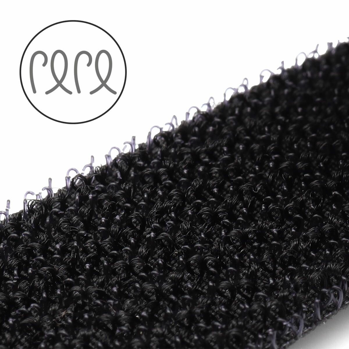 6131-9093 Лента контактная гибридная 2 в 1 'крючок & петля' 9,7 гр/м, 100% нейлон, 25 мм*25 м (черный)