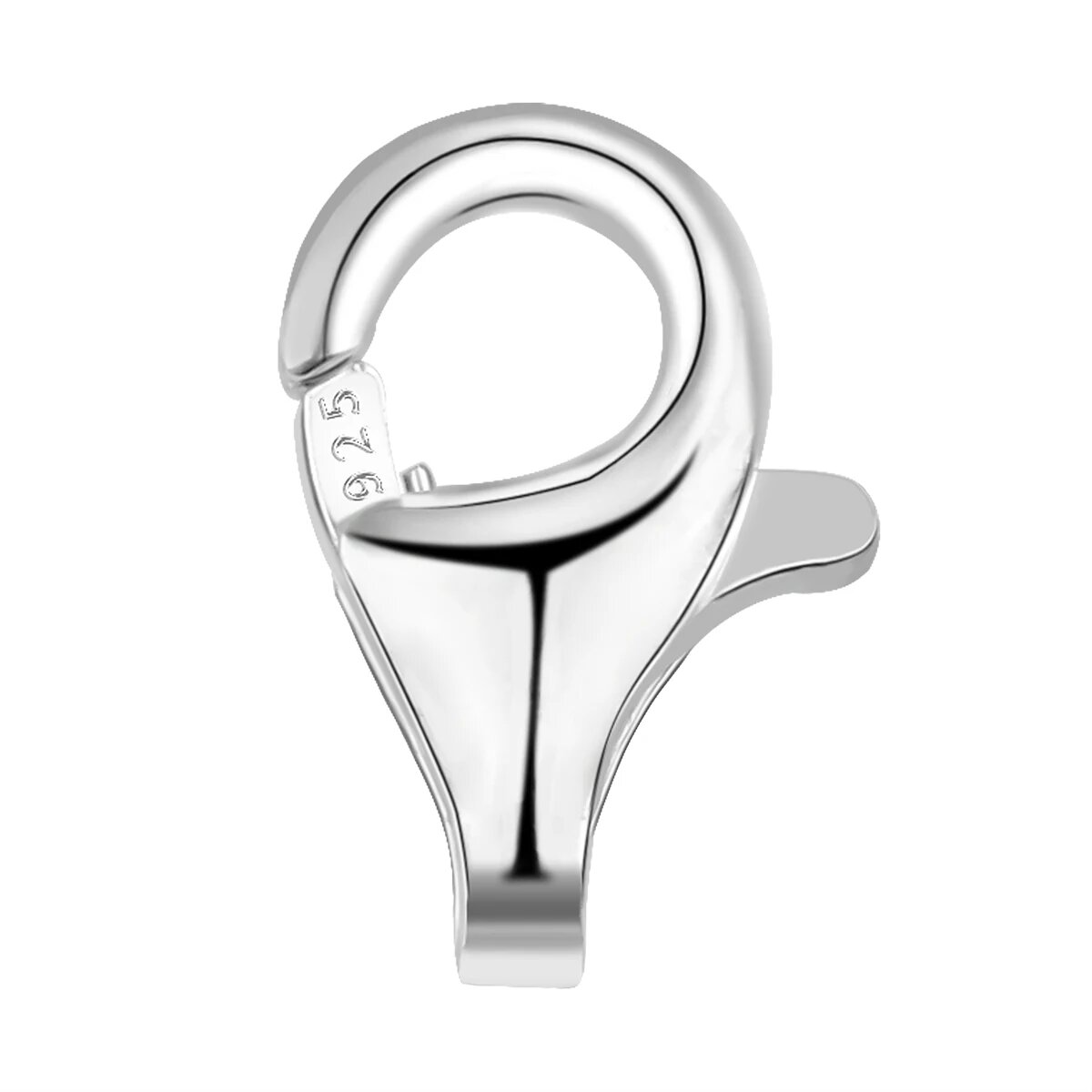 Карабины из серебра 925, 2 шт, Hua Ming Ce 8mm