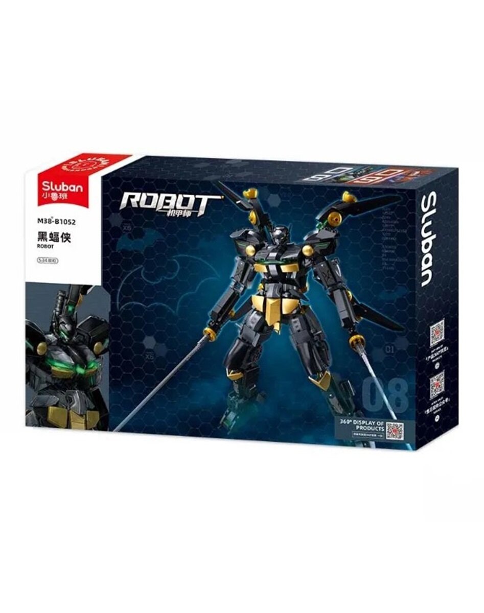 Конструктор Sluban Робот 08, с 2 мечами, 534 дет. M38-B1052