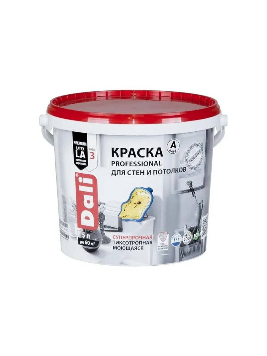 Краска акриловая Для стен и потолков Professional глубоком