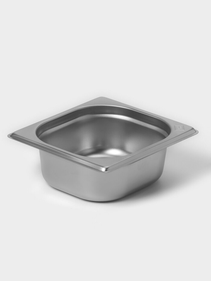 Гастроёмкость GN 1/6 Hanna Knövell, 65 мм, 176×162×65 мм, толщина 0.8 мм, нержавеющая сталь