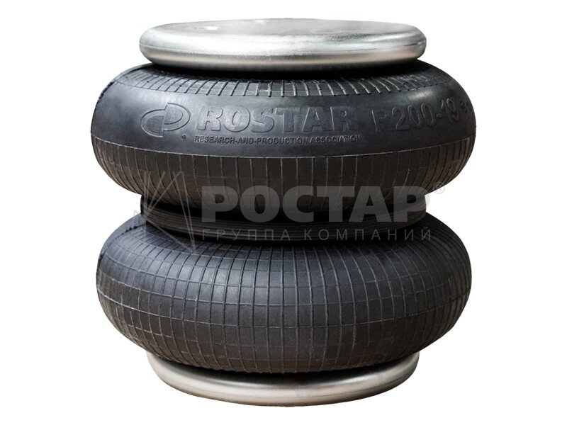 Пневморессора двойной сильфон отверстия перпендикулярны Scania/SAF R200-19D04 (Ростар)