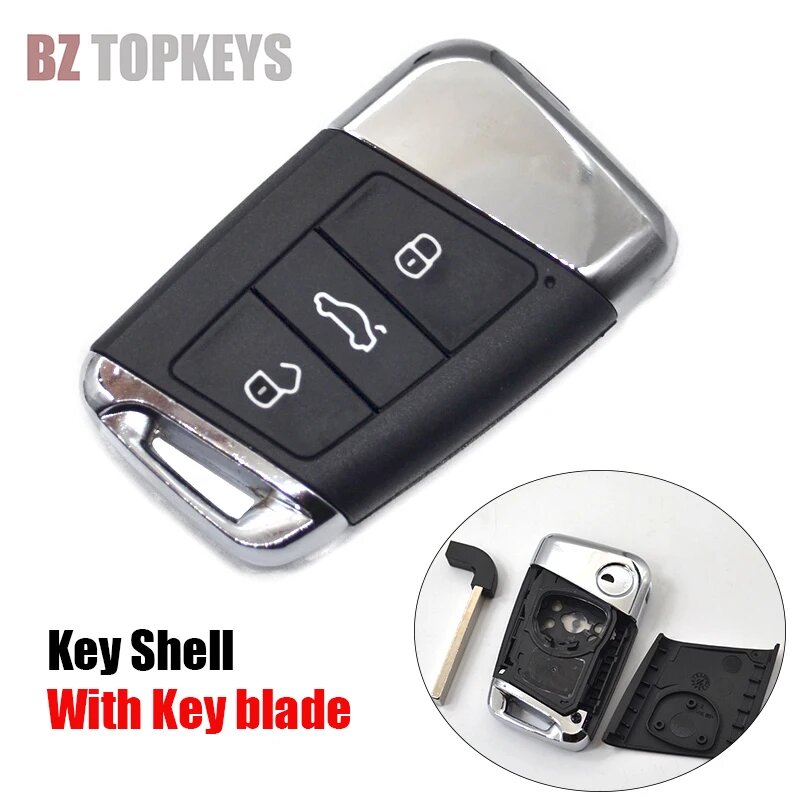 Дистанционный ключ-брелок от машины запасная деталь для VW Volkswagen Passat B8 Magotan Superb A7 2015 -2018 с ключом