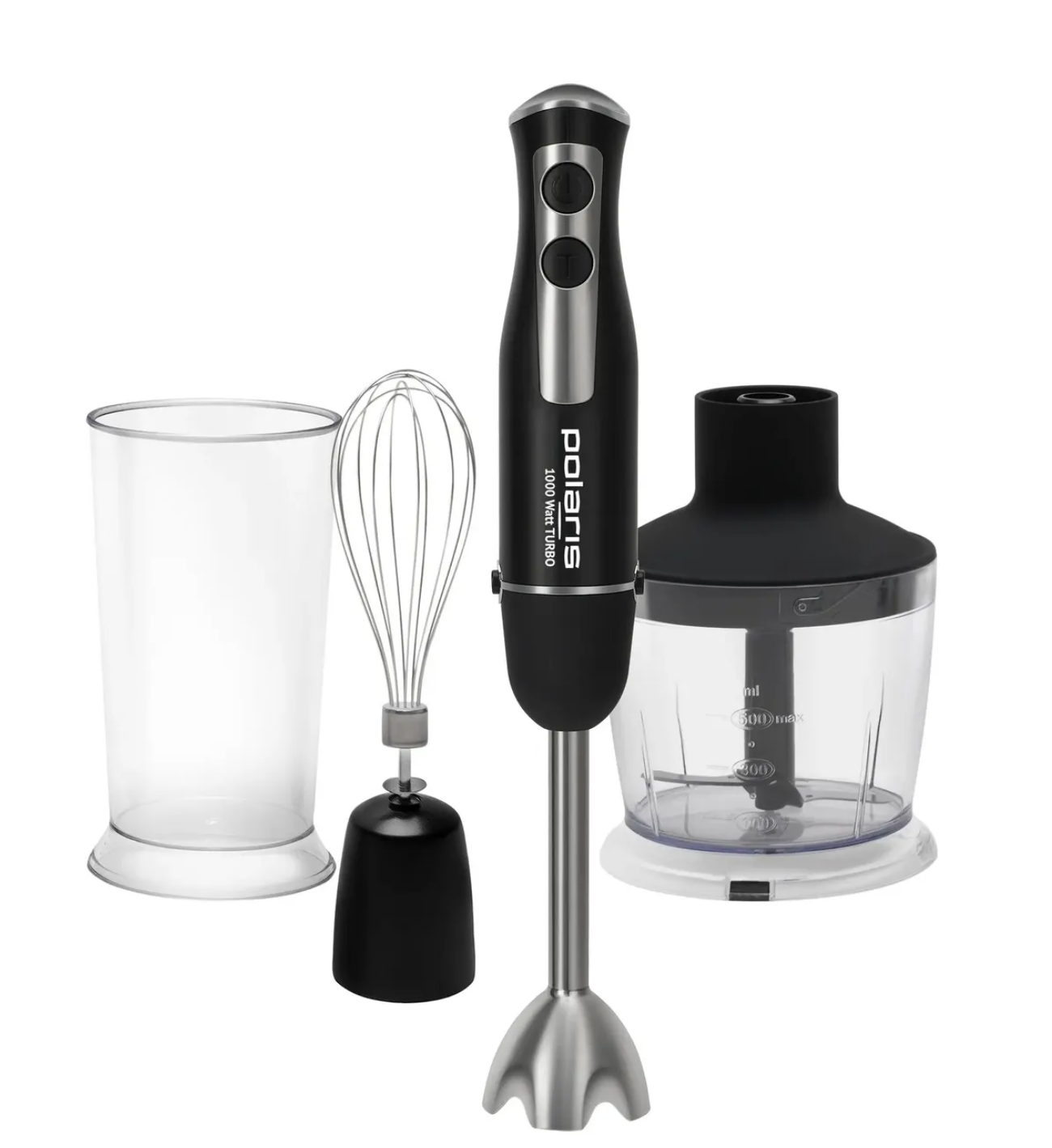 Блендер Polaris PHB 1065, погружной, защита от перегрева/перегрузки, 1000Вт, черный