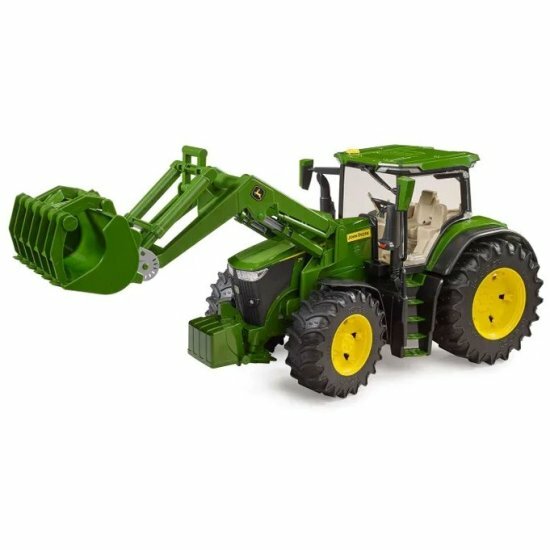 BRUDER 03-151 Трактор John Deere 7R 350 Погрузчик