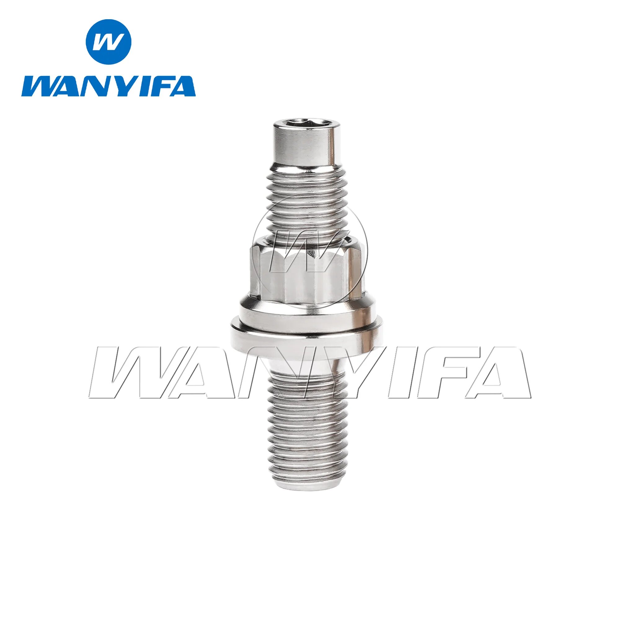 Комплект болтов Wanyifa из титанового сплава M8/M10X45 M8 Pitch 1.25, Titanium, 65mm