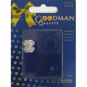 Застежка GOODMAN QUALITY Магнитная, серебристая, 10 мм