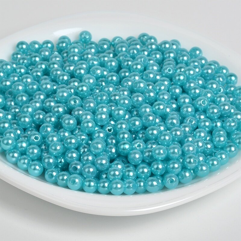 Бусины Magic 4 Toys Hobby, круглые, перламутр, 4 мм, ярко-бирюзовый, 1500 шт (БУС. MH. КР.04.099.01)