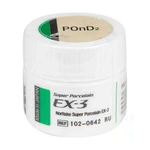 Стоматологический материал Noritake EX-3. Масса керамическая для металлокерамики Норитаки. Паста-опак nD2 (6 гр)