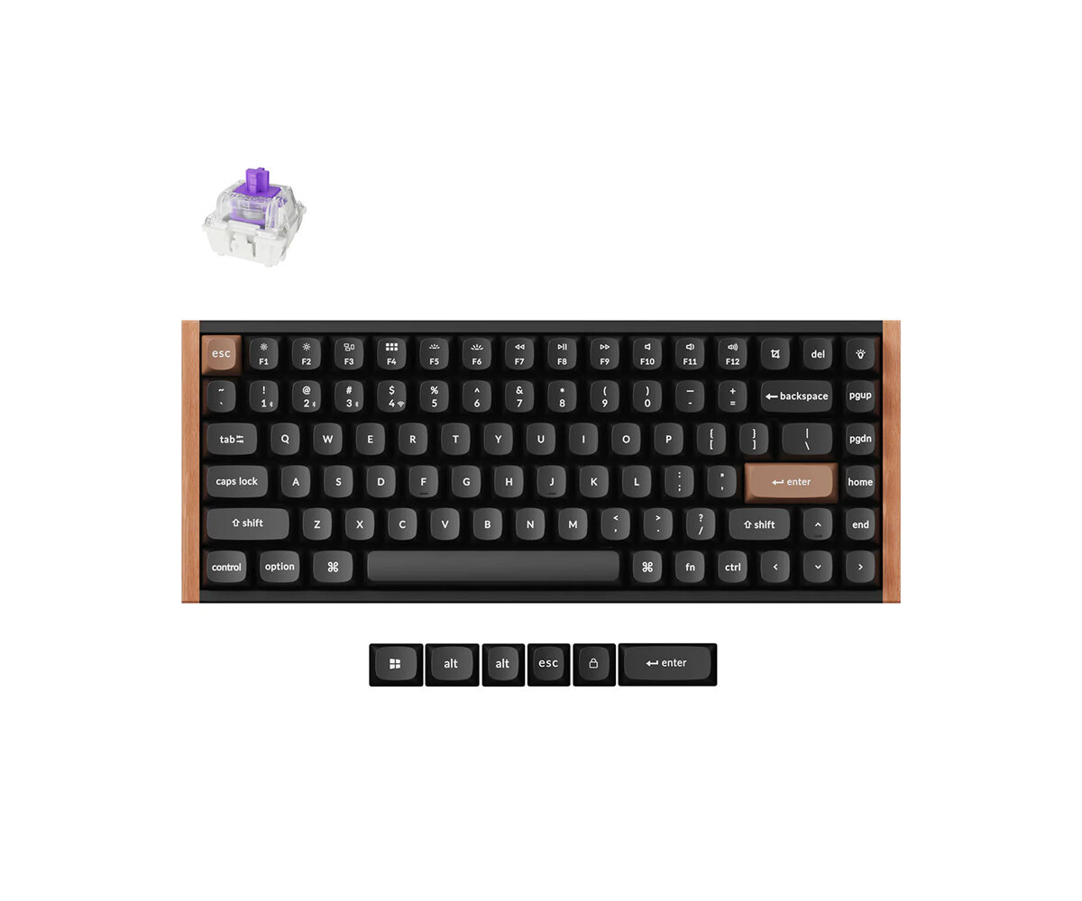 Клавиатура Keychron K2 HE Wireless Special Edition Black (Gateron Double-Rail Magnetic Nebula Switch)