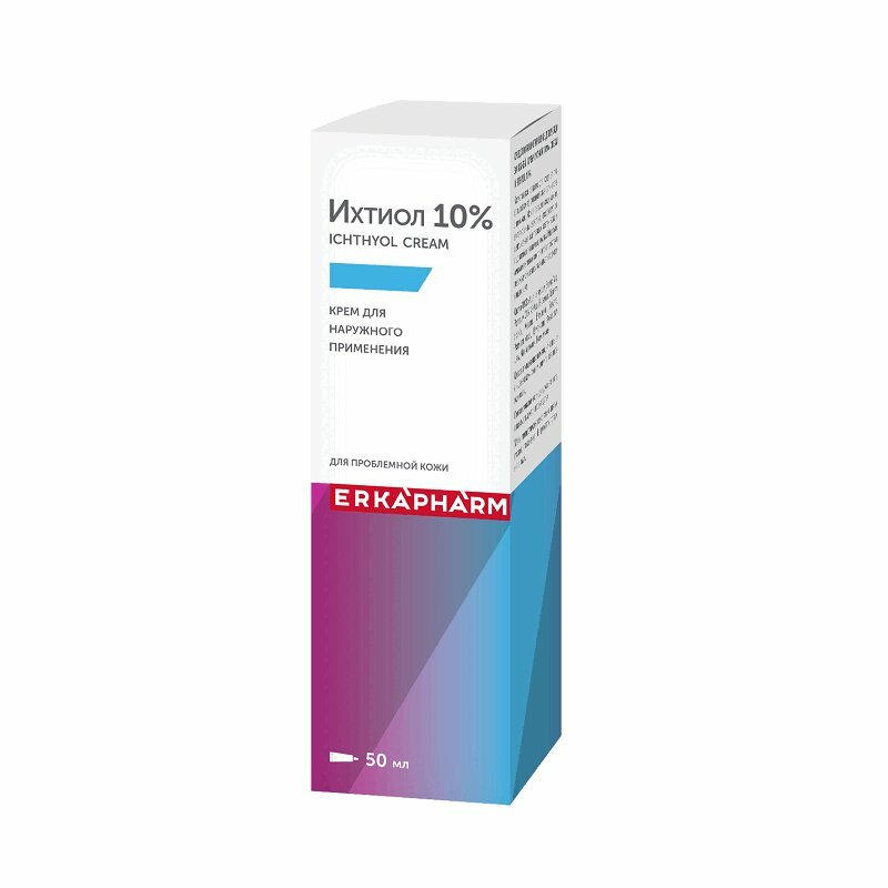 Эркафарм Ихтиол Крем Д/Наружн. прим.10% 50Мл
