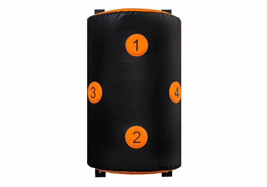 Настенная боксёрская подушка "Полукруг" SportPanda 70х40х22 см