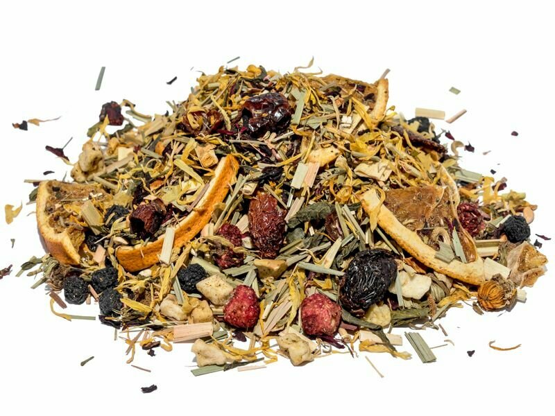 Чай холодный для заваривания Итальянский лимончелло 100 г с клубнично-цитрусовым вкусом