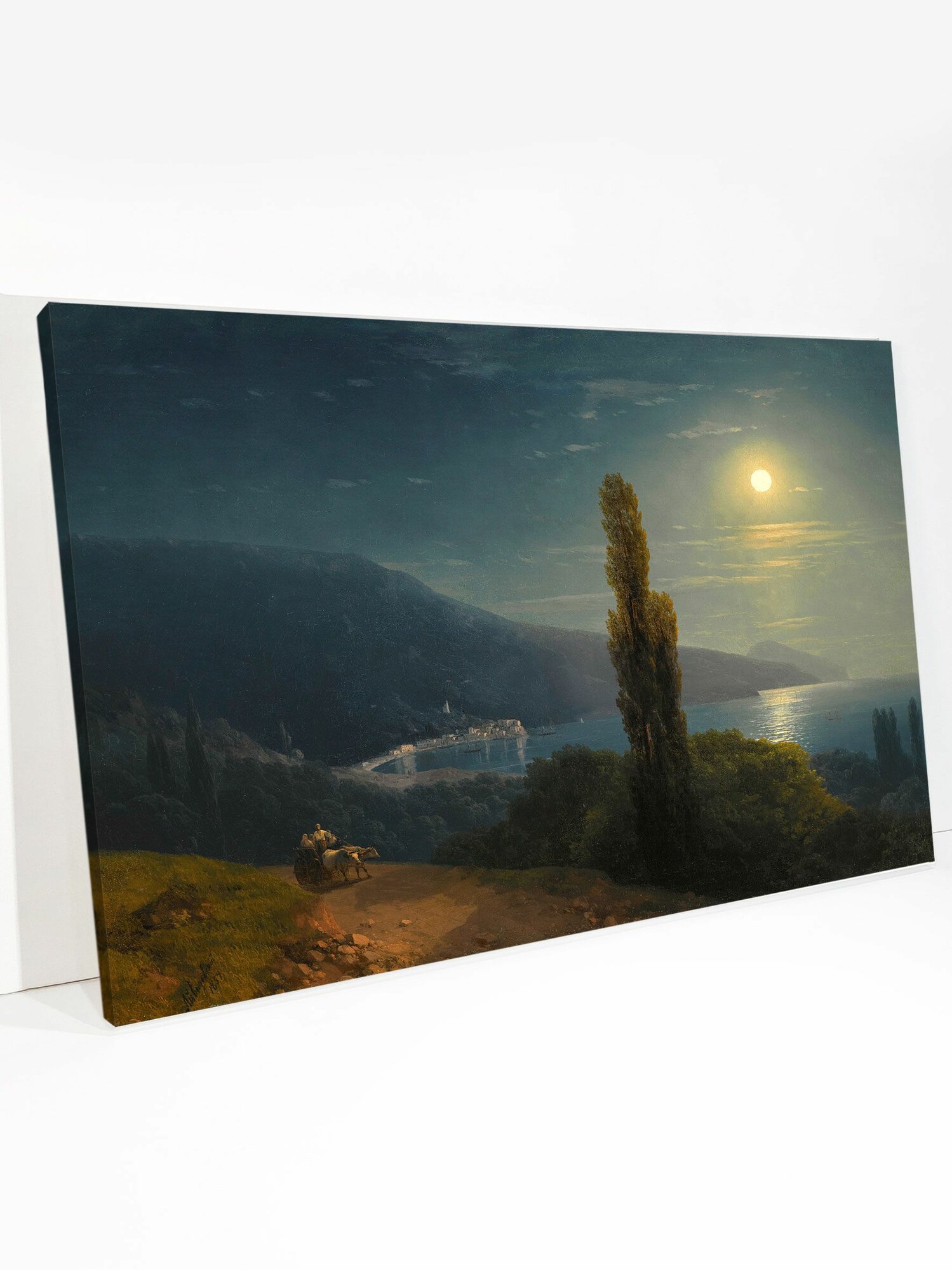 Картина Айвазовский Лунная ночь в Крыму на холсте 30х40см