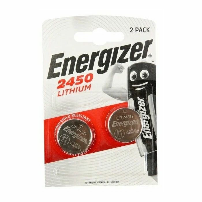 Батарейка (2шт) литиевая ENERGIZER CR2450 дисковая 3В (бл2)