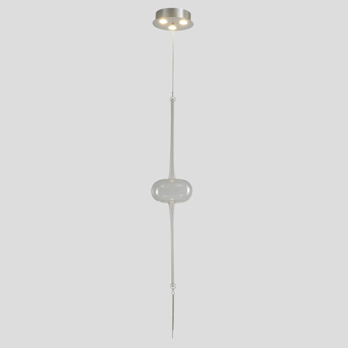 Подвесной светильник Crystal Lux GLASS SP3W LED CHROME