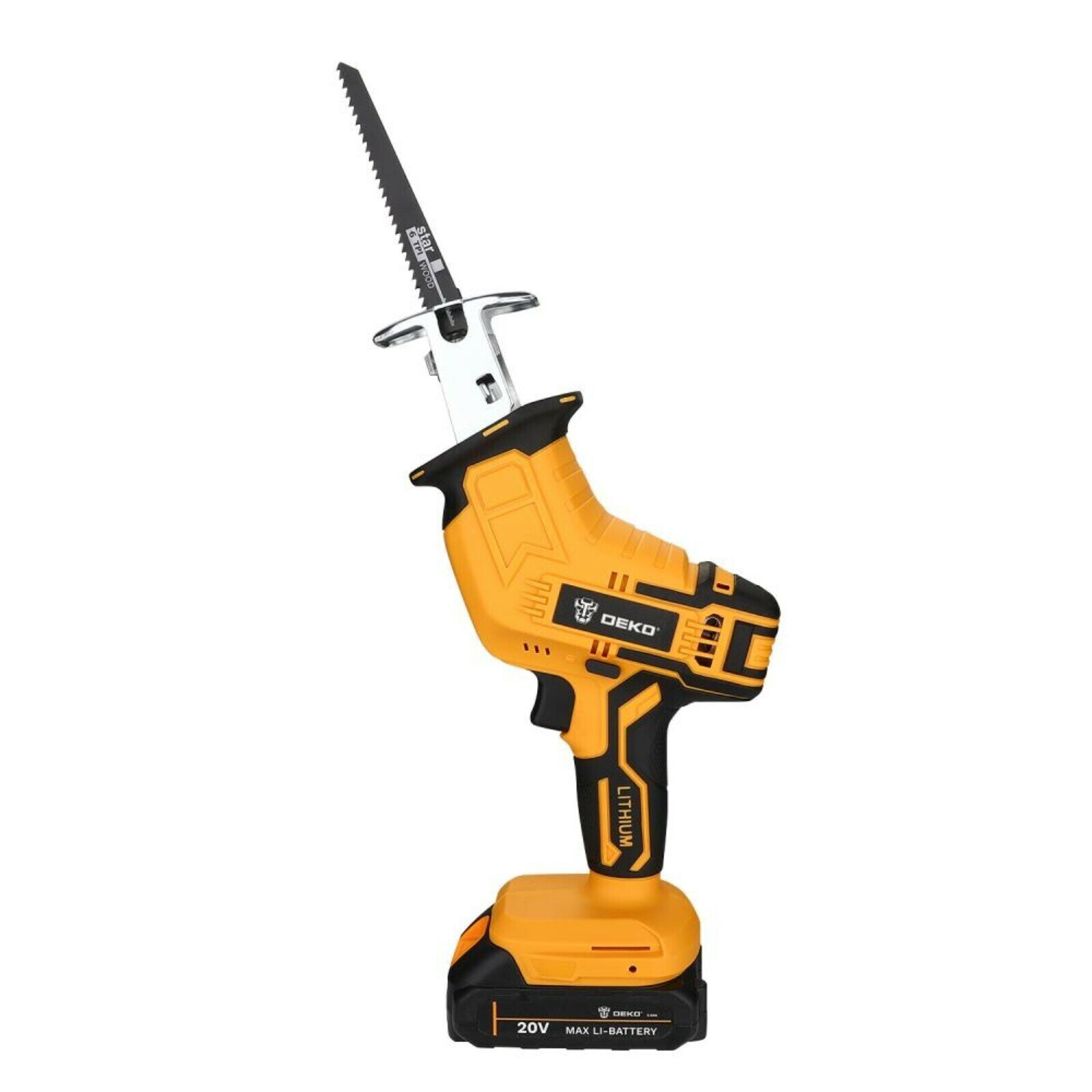 Сабельная пила электрическая DKRS20-Li, 20В, 1x3.0Ач
