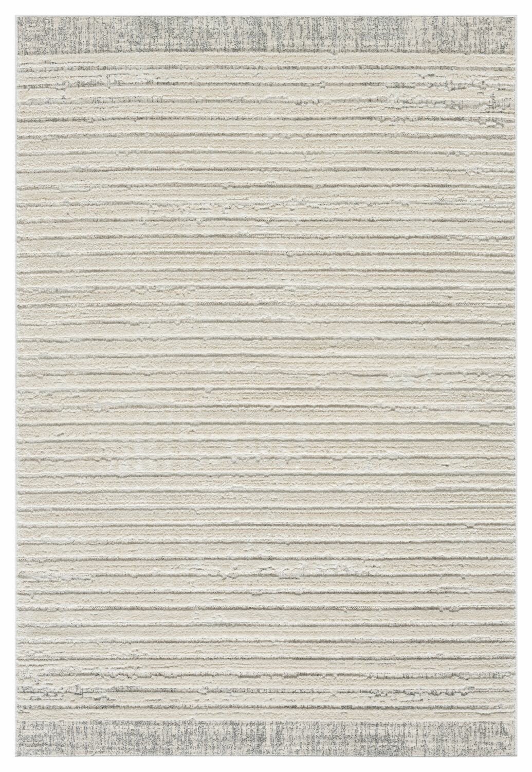 Ковер Ustunsoy "LOVIS 31450A 80х150см", тканый, высокоплотный ворс, кремово-серый
