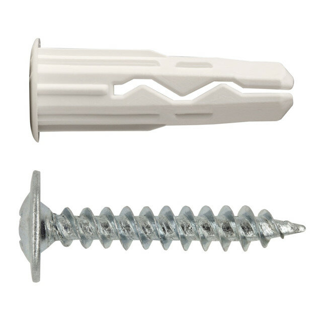 Дюбель для плинтуса 20 шткрепление плинтов для пола и стен монтажный набор