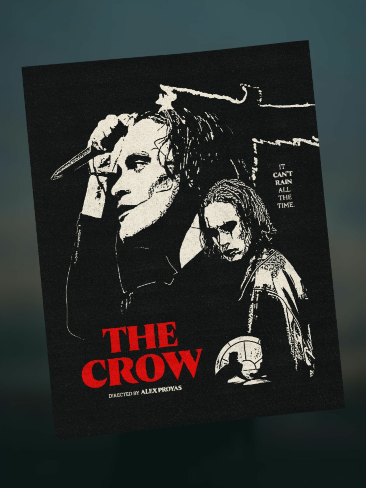 Постер pinterest "Ворон", 29.7х42см, А3, глянцевый