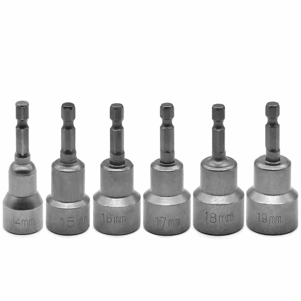 Шестигранный торцевой ключ, насадки, гайка, набор шестигранных отверток 1/4", шестигранный гаечный ключ, адаптер для дрели для деревообрабатывающего инструмента