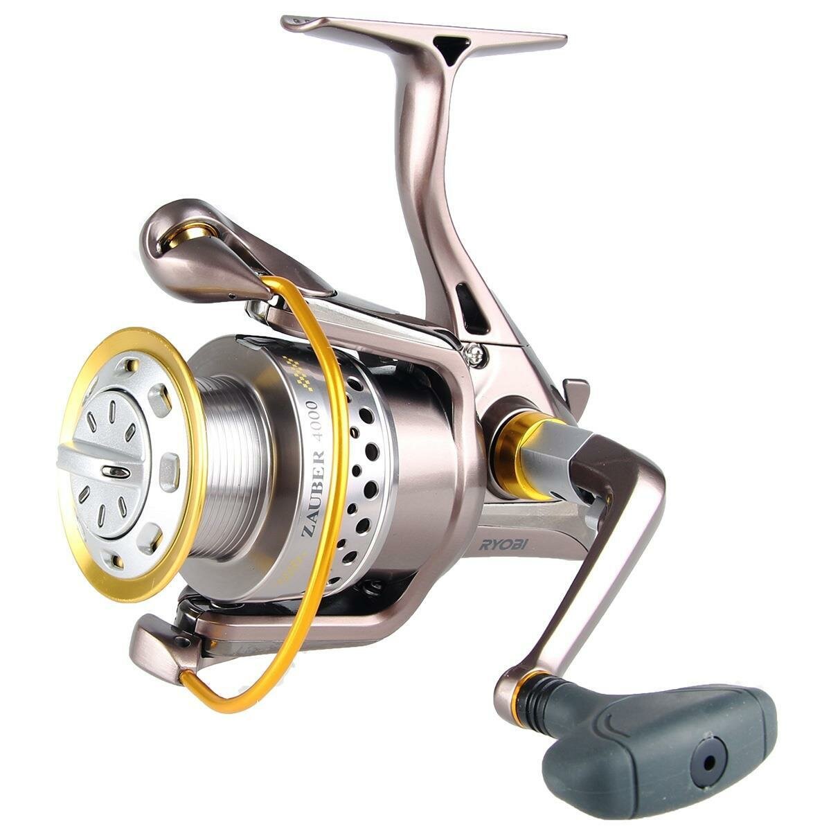 Zauber 4000 катушка рыболовная летняя для спиннинга, катушка для фидера Ryobi (Риоби Заубер) для ловли щуки, окуня, форели, судака