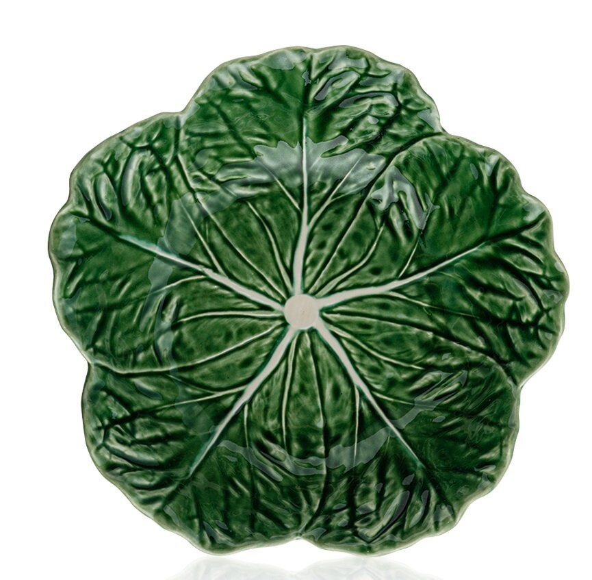 Салатник с резным краем Bordallo Pinheiro "Капуста" 17см