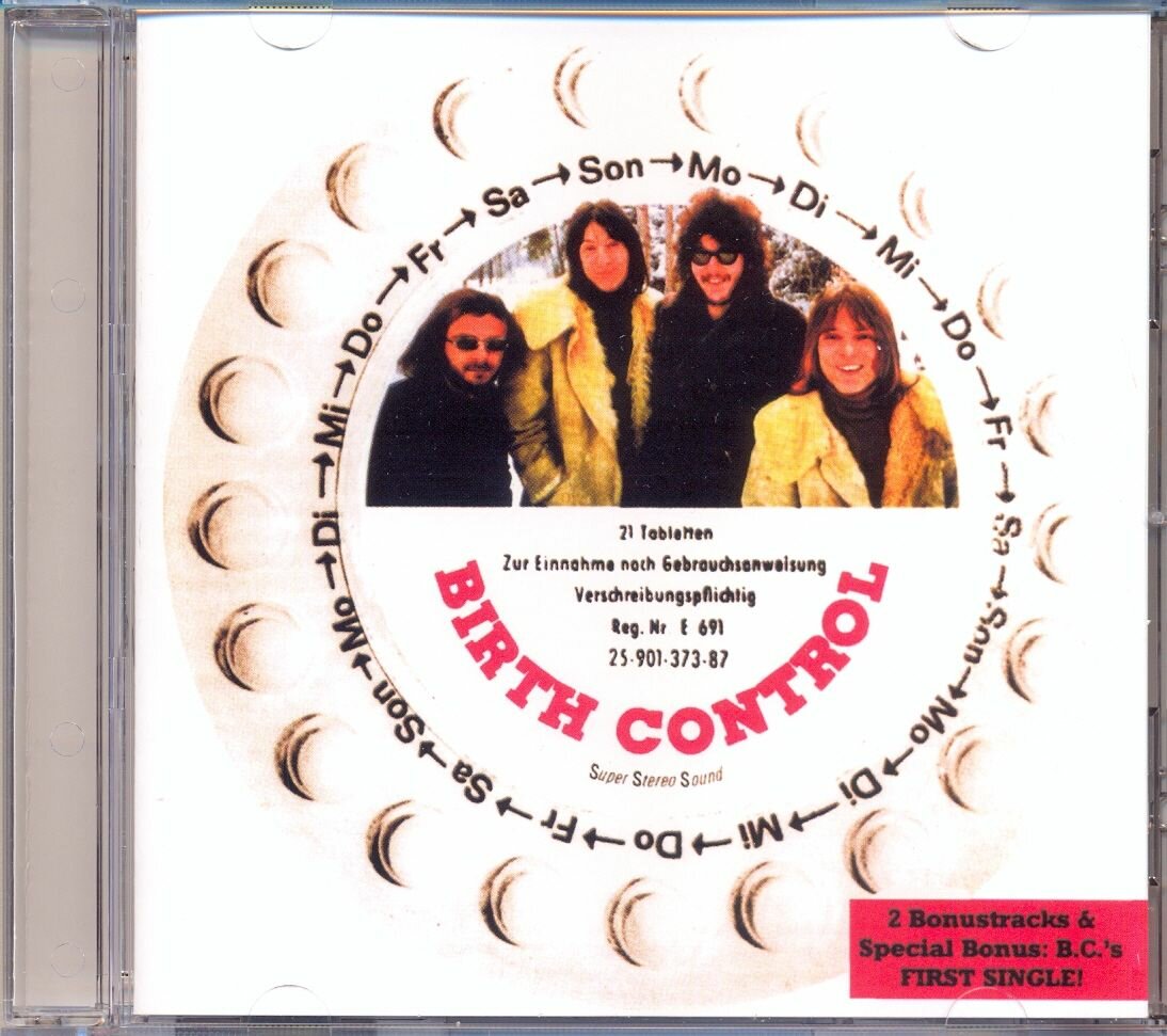 BIRTH CONTROL - Birth control + 4 bonus tracks 1970 г. Компакт диск