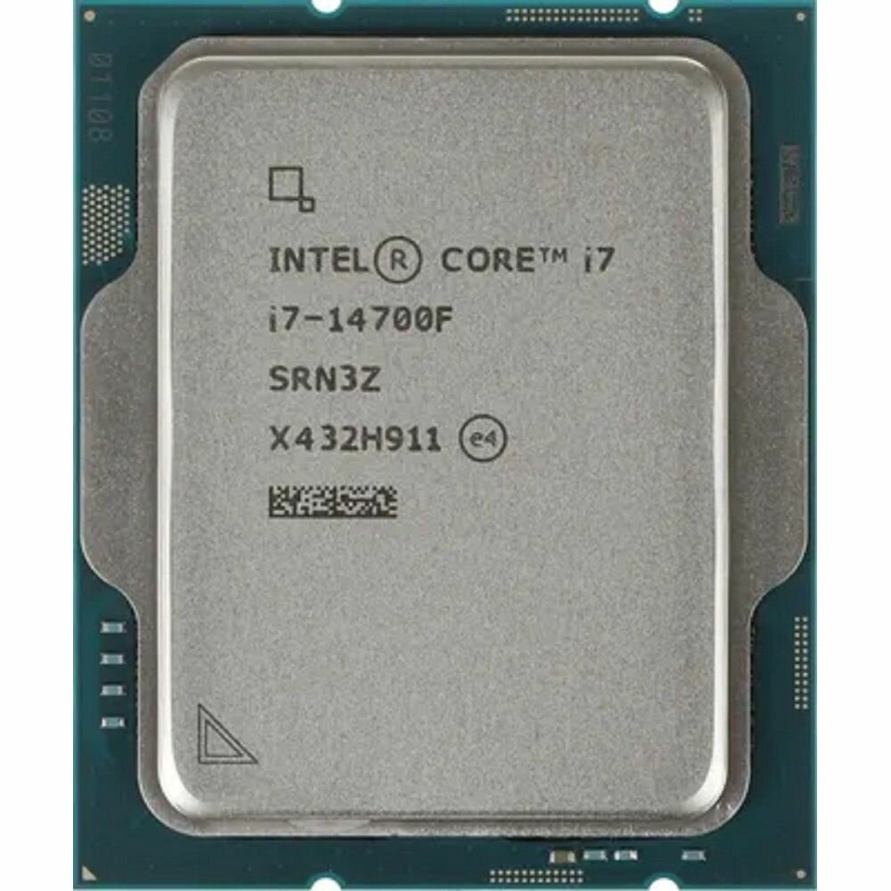 Процессор Intel Core i7-14700F OEM, 20 ядер, 5.4 ГГц Turbo, LGA 1700, DDR5/DDR4
