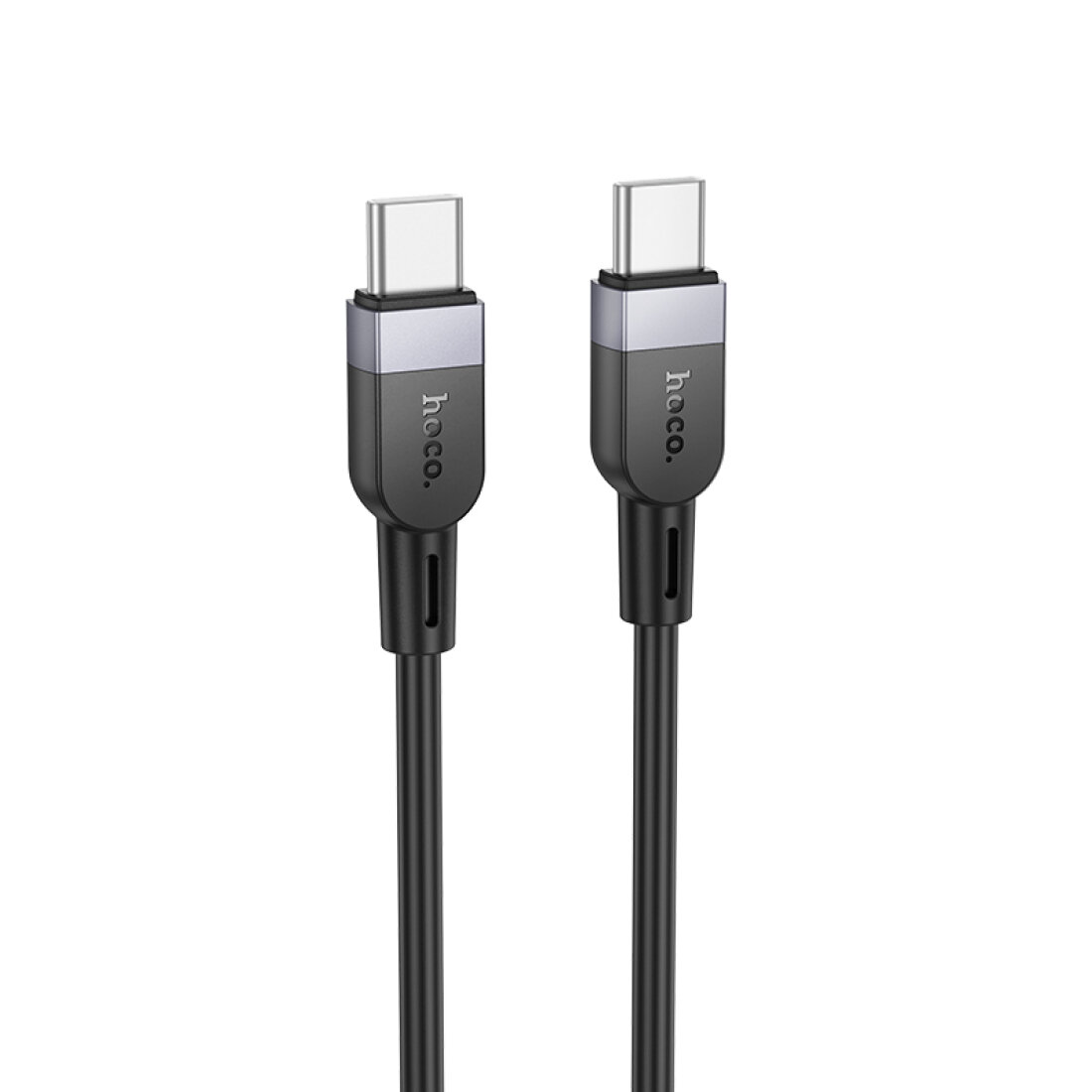 Кабель Type-C на Type-C, HOCO, X109, силиконовый, 2м, 60W, черный